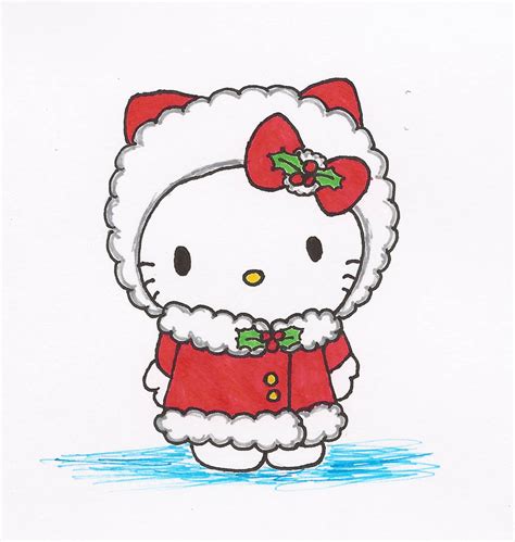 Winter Hello Kitty By Phantomdragonzx On Deviantart