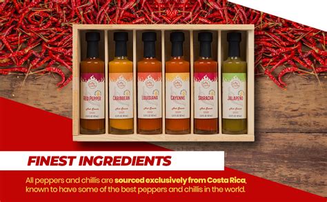 Hot Sauce T Set 6 Pack Hot Sauce Variety Pack In