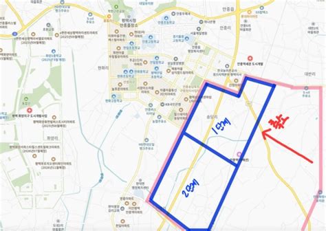안중역세권 도시개발 환지방식 지구지정 단계 진행 중 사업심의 조건부 통과 네이버 블로그
