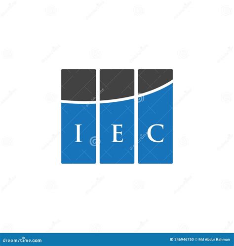 Iec Letter Logo Design On White Background Iec Creative Initials Letter Logo Concept Stock