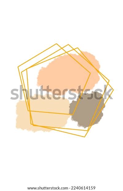 Minimalis Ilustrasi Background Nude Theme Colour Stock Vector Royalty
