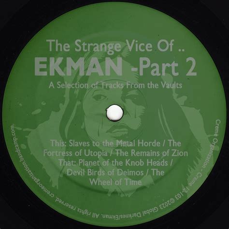 The Strange Vice Of Ekman Part 2 By Ekman Compilation Electro