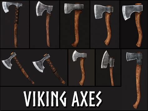 Different Types Of Viking Axes Viking Axes Design Viking Weapons