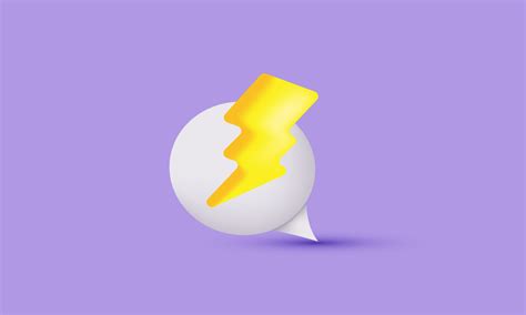 Illustration Creative Modern Icon Thunder Bolt Symbols Elements