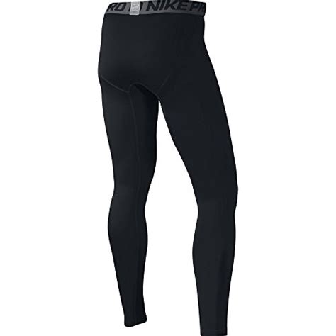 NIKE Men S Pro Tights Black Dark Grey White Large Pricepulse