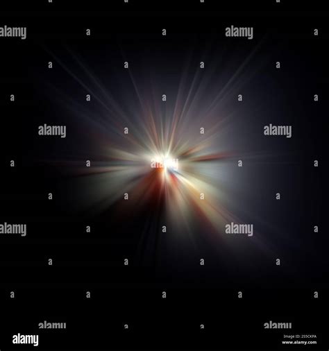 Blur Light Burst Making Speed Effect Computer Graphic Illustration