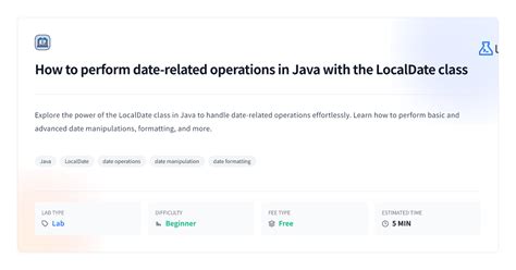 How To Perform Date Related Operations In Java With The Localdate Class