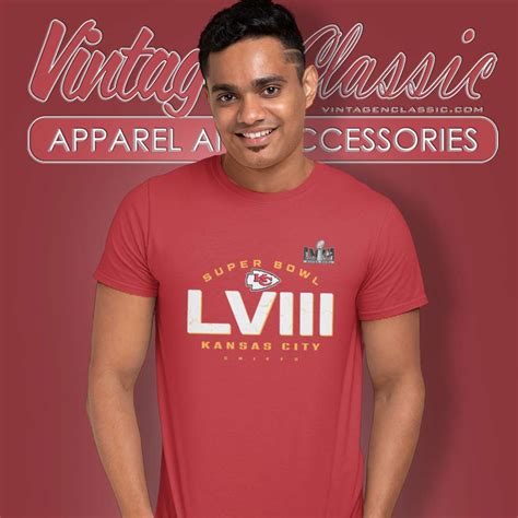 Super Bowl Lviii Kc Chiefs Shirt Vintagenclassic Tee