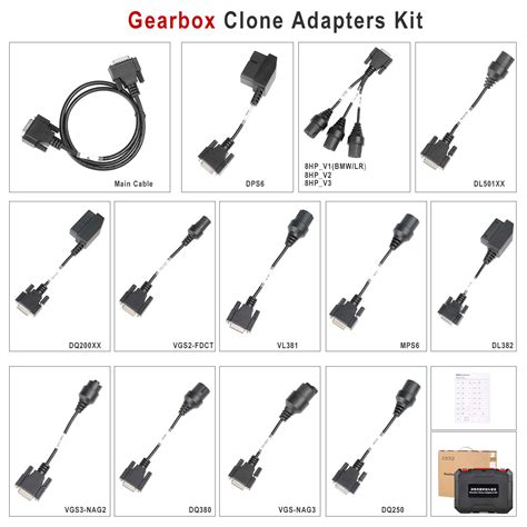 Launch X431 X PROG3 GIII PC Adapter And Gearbox TCU ECU Programmer Connector Set