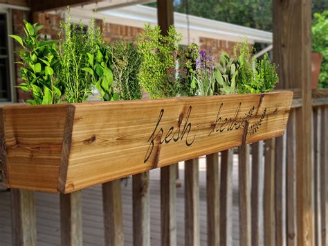 Cedar Planter Box Etsy