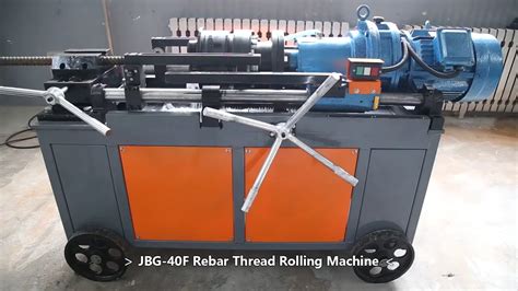 Round Steel Threading Machine Construction Site Machine Rebar Threading