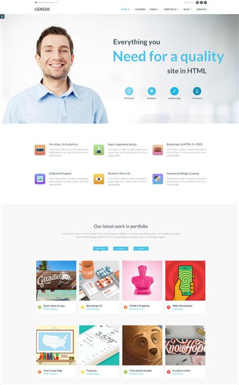 40 Responsive HTML5 Website Themes Templates Free Premium Templates