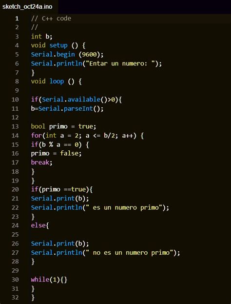 SOLVED Cpp C Code Int B Void Setup Serial Begin 9600