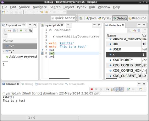 Bash Is There A Gui Debugger For Shell Scripts Unix And Linux Stack