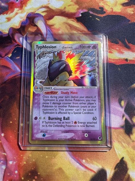 Pokémon Tcg Typhlosion Delta Species Ex Dragon Frontiers 12101 Holo