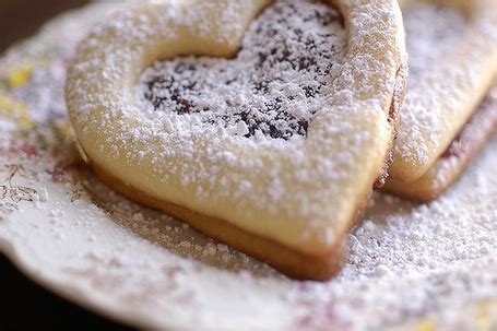 Фото Печенье в виде сердечек