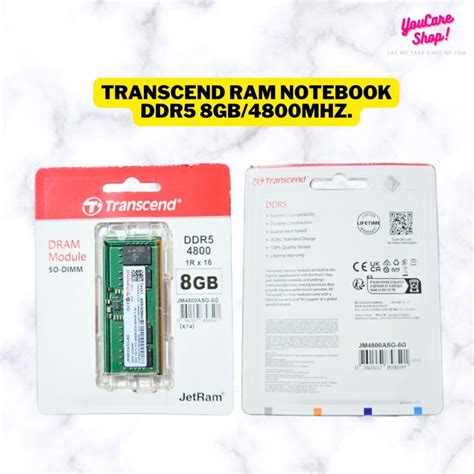 Transcend Ram Notebook Ddr5 8gb 4800mhz Shopee Thailand