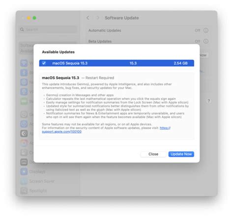 Macos Sequoia 15 3 Update Brings Genmoji And Bug Fixes