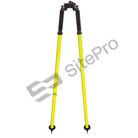 Bipod Thumb Release V Series Anti Crush Pole Bipod Yellow Sitepro Survey