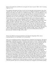 MGT 2530 MOD10 Docx What Are The Similarities And Differences Among