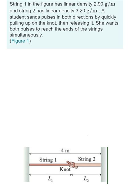 Solved A What Should The String Length L1 Be B What