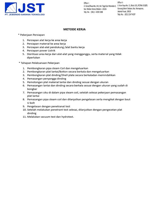 Metode Kerja Pdf