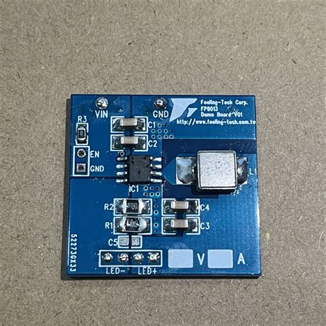 FP8013单节锂电降压恒流驱动IC测试板露营灯手电筒监控摄像头方案均可应用 哔哩哔哩