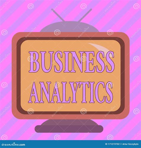 Text Sign Showing Business Analytics Conceptual Photo Methodical Exploration Of An Organization