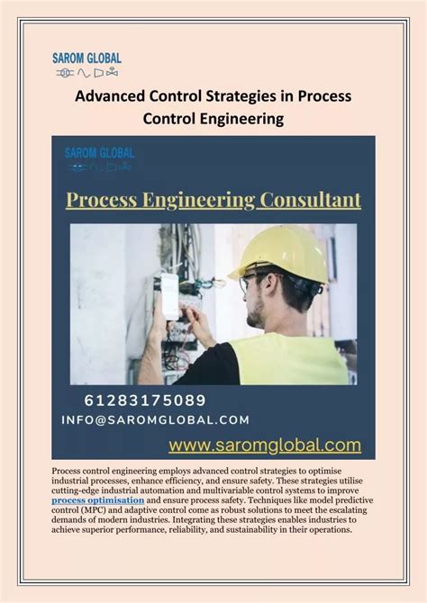 Ppt Advanced Control Strategies In Process Control Engineering
