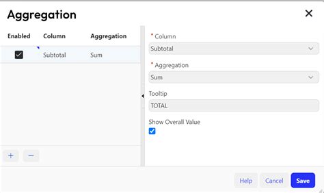 Prevent Ig Aggregate From Creating Extra Column On The Right For The Totals Row Oracle Apex 24