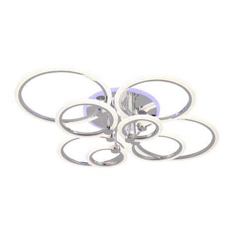 Люстра светодиодная потолочная Sfera Sveta 3009/8B CR/RGB с пультом 208 ...
