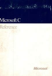 Microsoft C Reference Free Download Borrow And Streaming Internet Archive