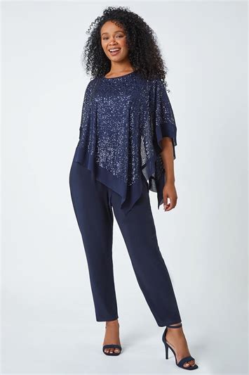 Floral Print Chiffon Overlay Jumpsuit In Blue Roman Originals Uk