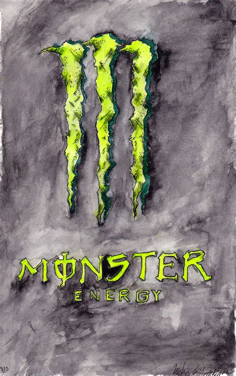 Monster Energy Drawings
