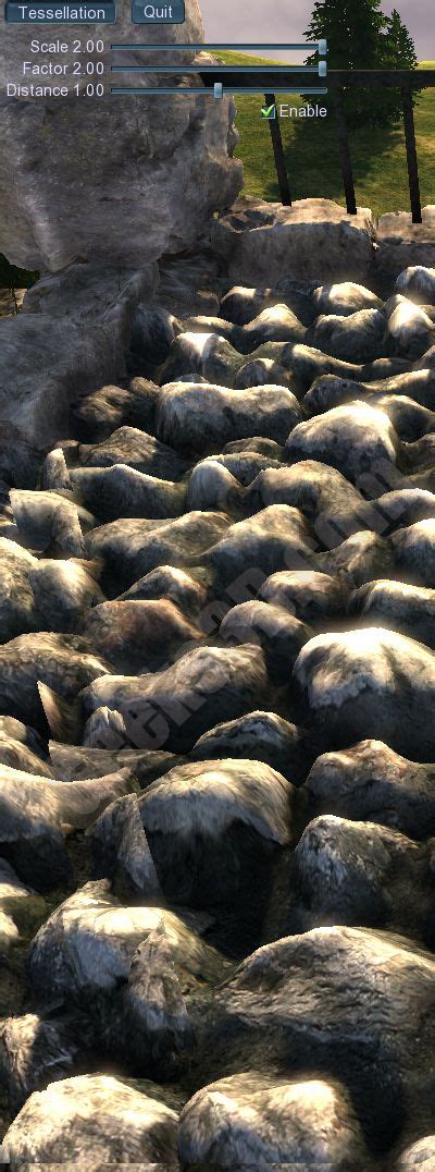 Unigine Heaven 21 Opengl 40 Hardware Tessellation Screenshots Geeks3d
