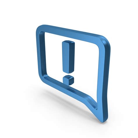 Blue Square Exclamation Mark Icon Png Images And Psds For Download Pixelsquid S118013212
