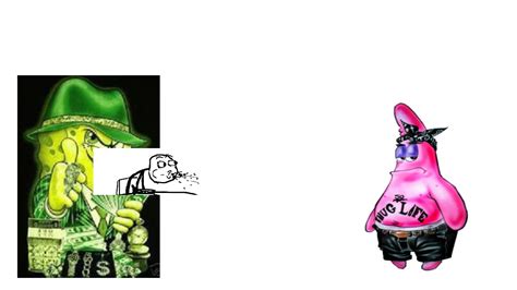 Gangster Patrick Star And Spongebob