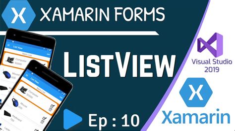 Listview In Xamarin Forms Listview Databind In Mvvm Ep10