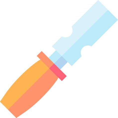 Chisel Basic Straight Flat Icon