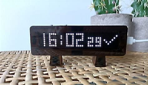 Led Matrix Clock Kit Esp Clock With Mqtt Led Matrix Info Display Elekitsorparts