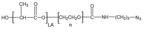 Poly D L Lactide B Poly Ethylene Glycol Azide Cd Bioparticles