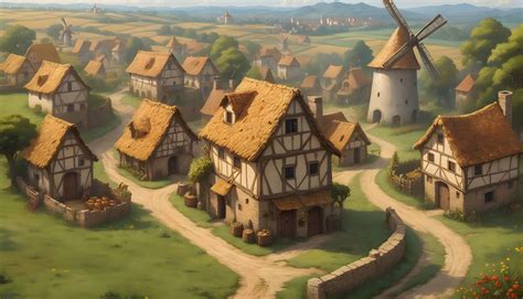 Small Medieval Village By Comiconly On Deviantart