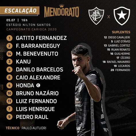 Botafogo Também Está Escalado Para O Clássico Deste Domingo ExplosÃo