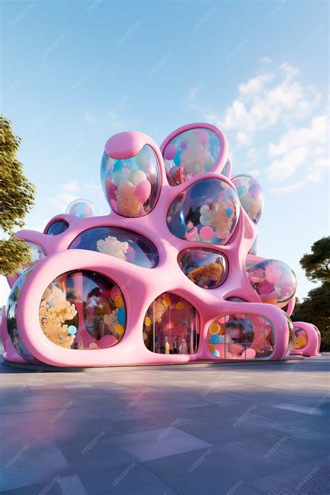 Free Photo 3d Rendering Of Abstract Building