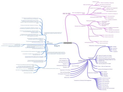 3 Risk Frameworks Coggle Diagram