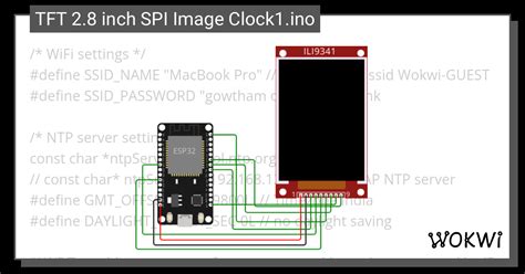 Tft 28 Inch Spi Image O Copy Wokwi Esp32 Stm32 Arduino