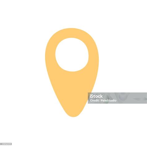 Gps 지도 포인터 위치 표시 장소 핀 위치 핀 또는 내비게이션 표시 핀 포인트 위치 마커 지도 스티커의 랜드마크 장소 표시 표시기 내비게이션 0명에 대한 스톡 벡터 아트