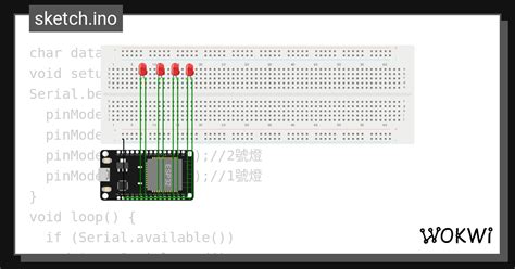 老師提供led程式 Wokwi Esp32 Stm32 Arduino Simulator