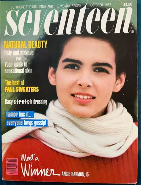 Seventeen Magazine October 1987 Angie Harmon Cover Princess Bride