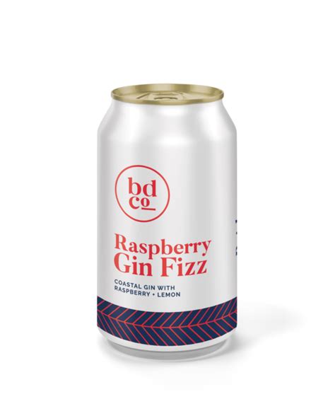 Raspberry Gin Fizz Premix Cocktails Bridport Distilling Co